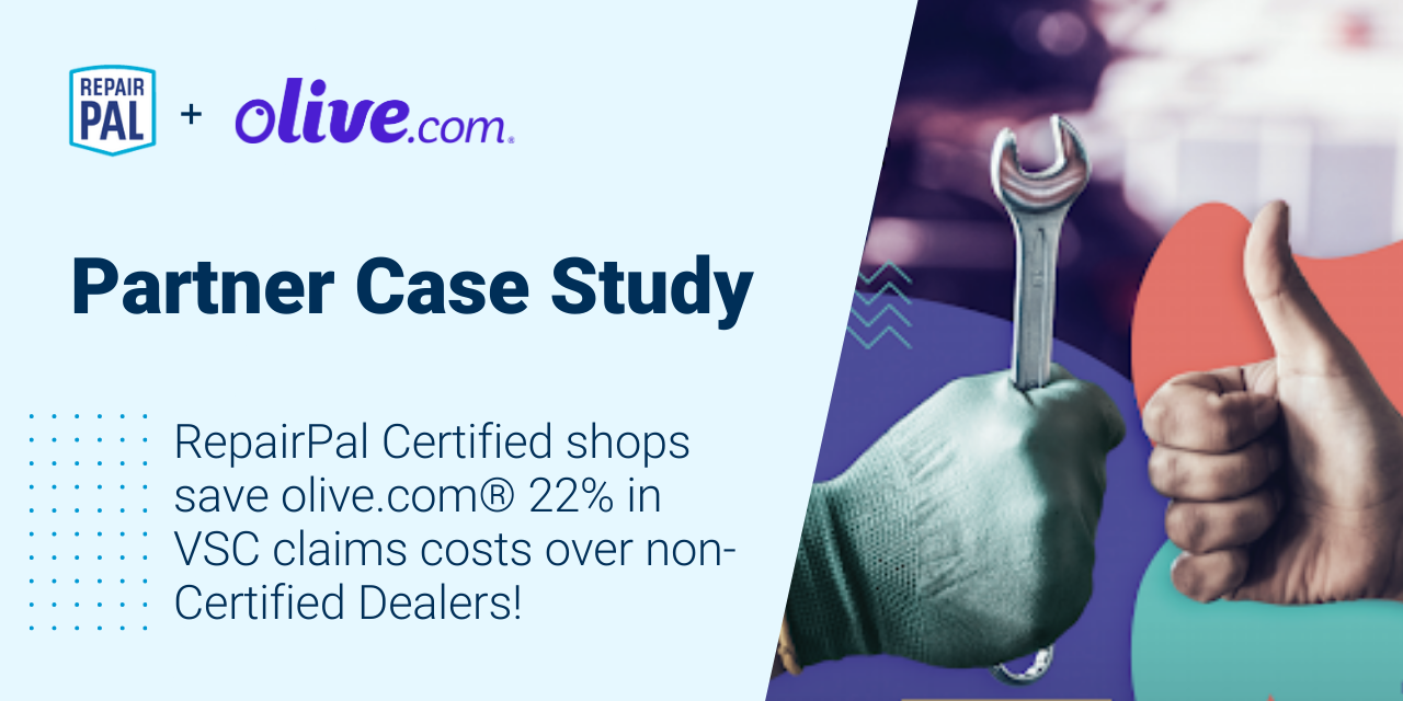 Olive + RepairPal Case Study - RepairPal Partnership Blog: Partner with ...